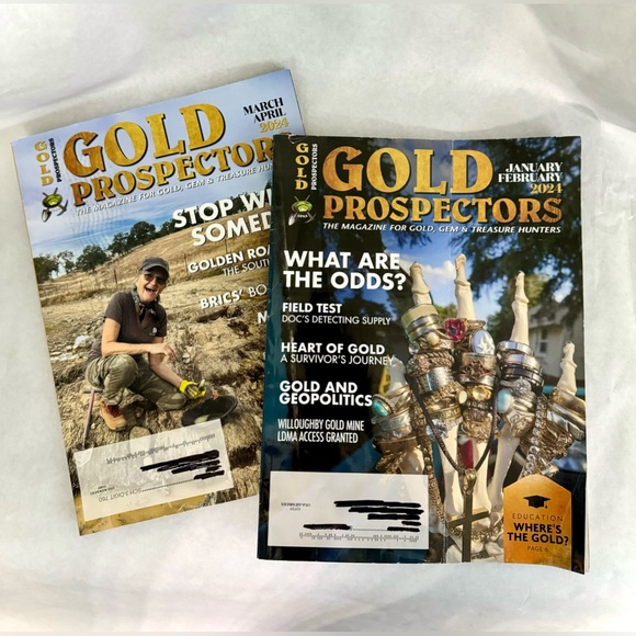 Gold Prospectors | Other | Gold Prospecting Magazine Set Issues Of Jan ...